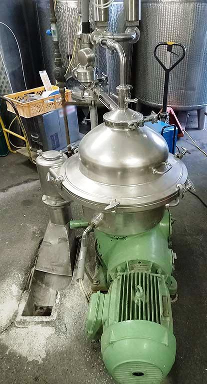 WESTFALIA SAMR 5036 WINE CLARIFIER, 316SS. - SeparatorWorks