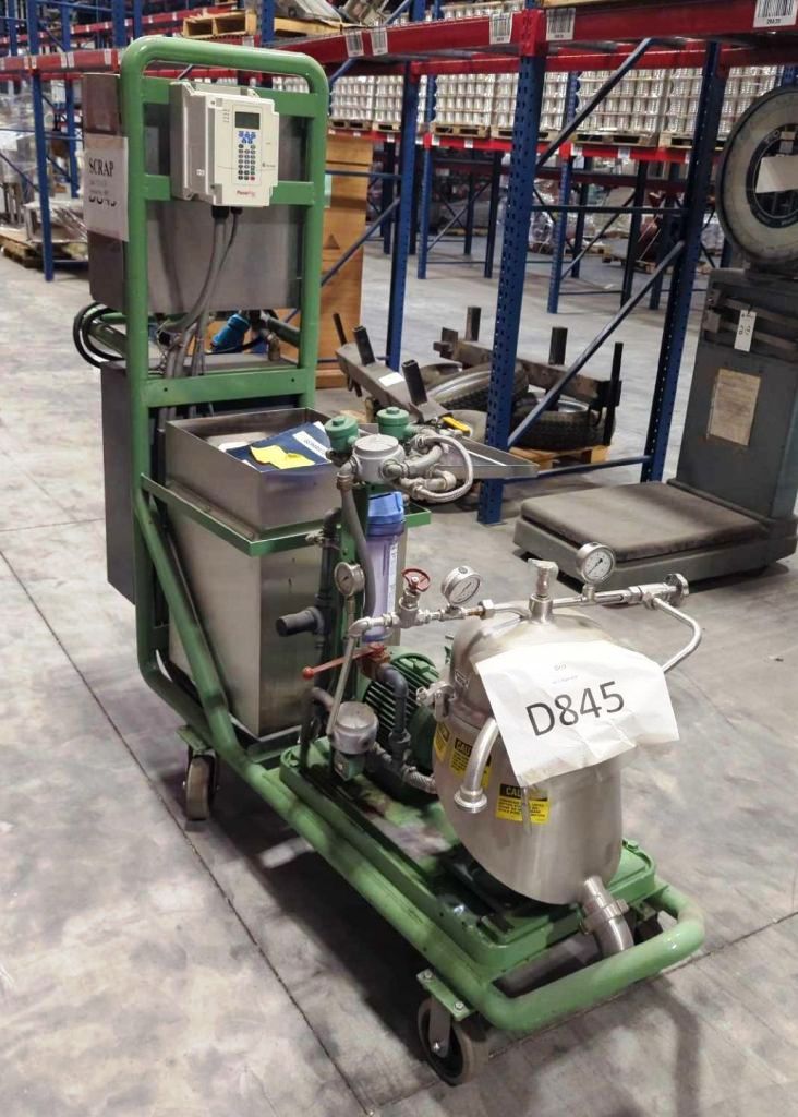 WESTFALIA SA 1-02-175 PILOT PLANT SEPARATOR, 316SS. - SeparatorWorks