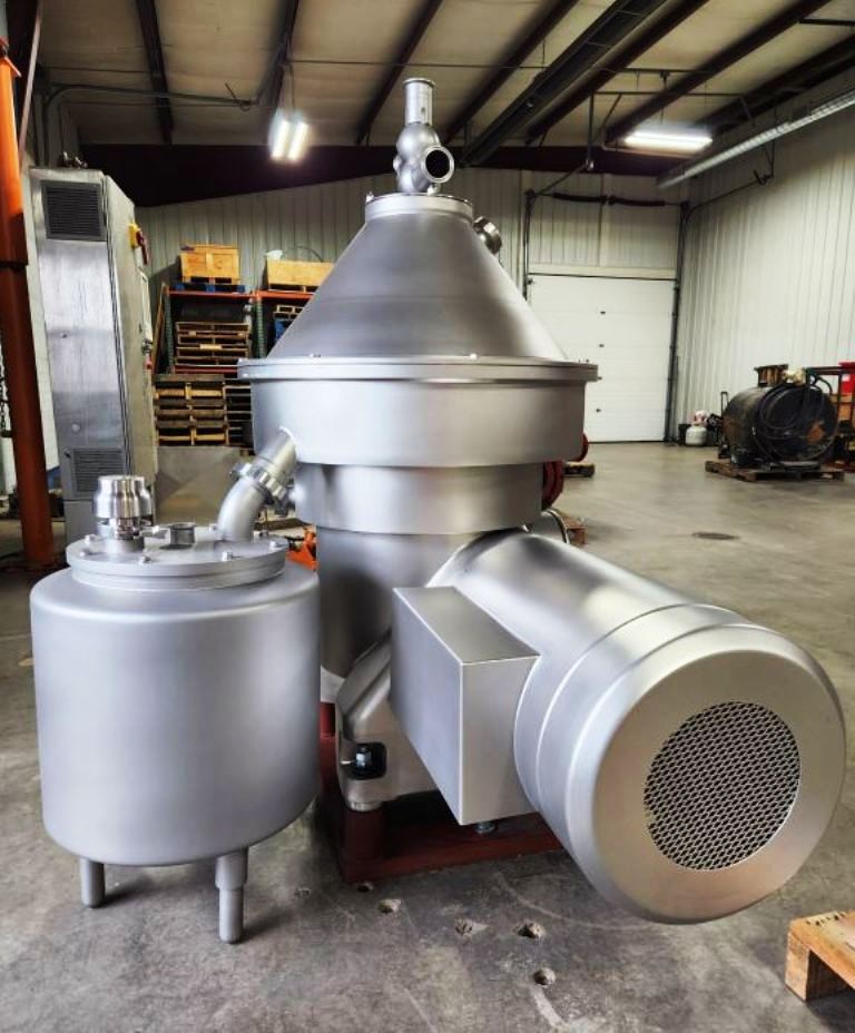 WESTFALIA MSG 75-01-076 CIP WHEY/MILK SKIMMER, 316SS. - SeparatorWorks