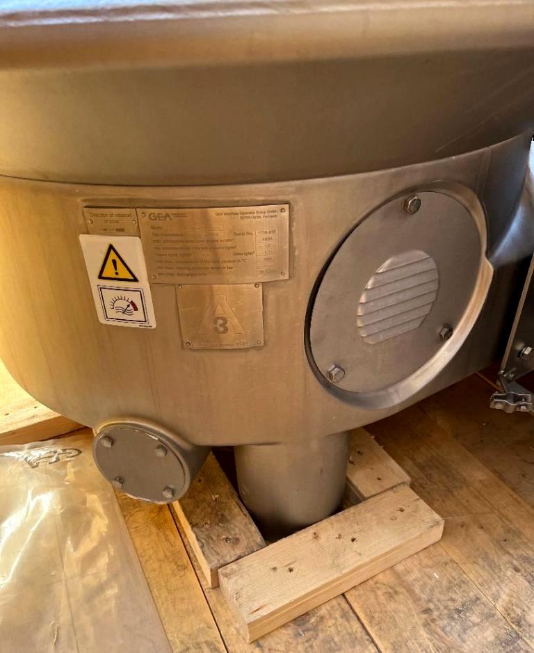 WESTFALIA MSE 500-48-777 COLD MILK SKIMMER, 316SS. - SeparatorWorks