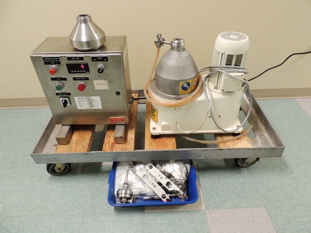 WESTFALIA CTC 1-06-107 LAB CLARIFIER, 316SS. - SeparatorWorks