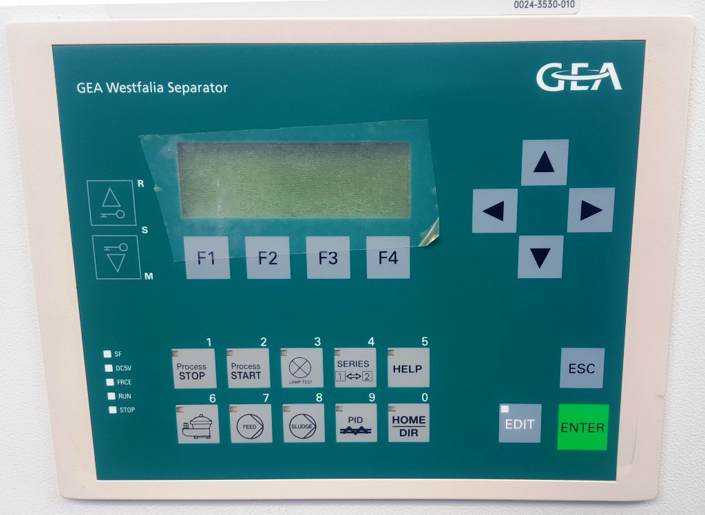 NEW: WESTFALIA OSE 5-0136-037/5 FUEL OIL PURIFIER, SS. - SeparatorWorks