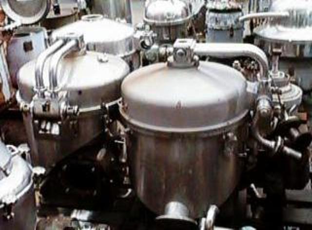 (3) WESTFALIA TTA 50-02-066 ACID TAR SEPARATORS, 316SS. - SeparatorWorks